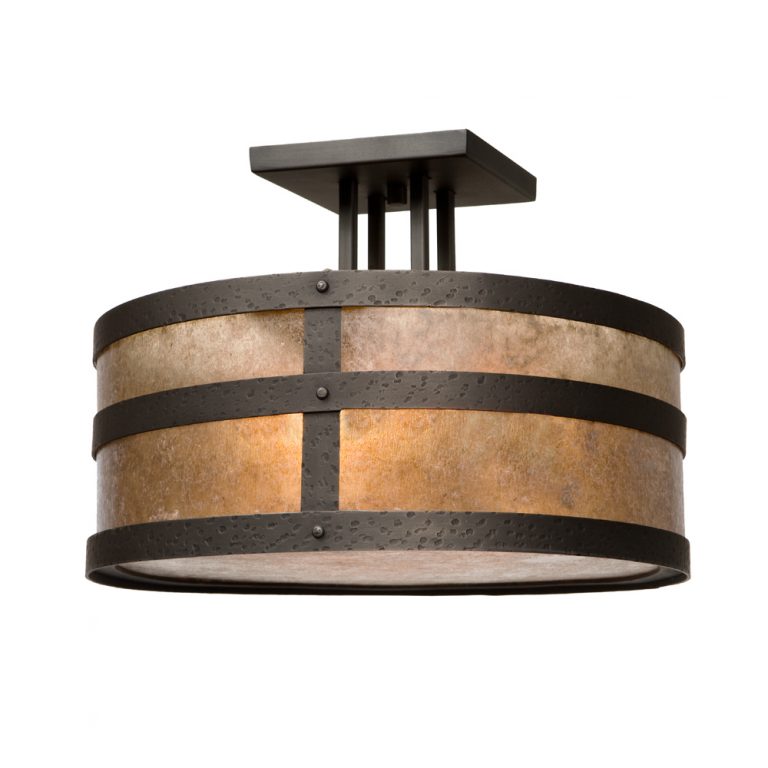 Steel Partners Lighting Round Drop Ceiling Mount - PORTLAND